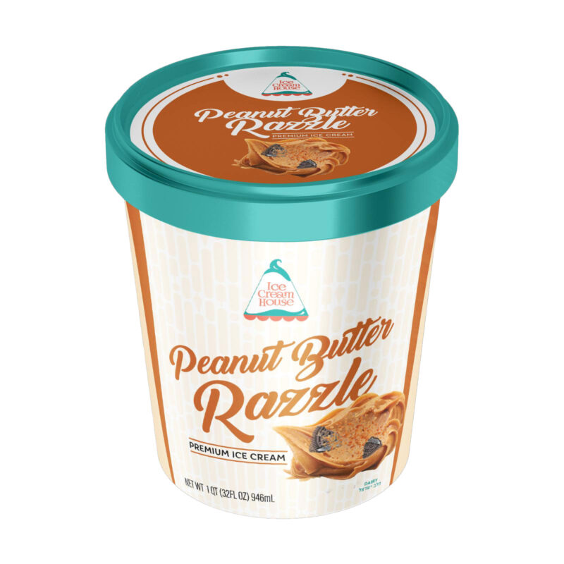 Peanut Butter Razzle - Kosher Ice Cream