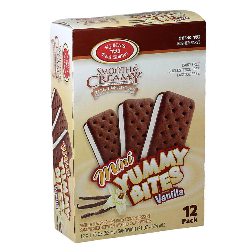 Mini Yummy Bites Vanilla - Kosher Ice Cream