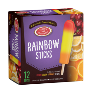 Rainbow Sticks - Kosher Ice Cream