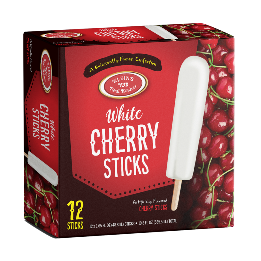 White Cherry Sticks - Kosher Ice Cream