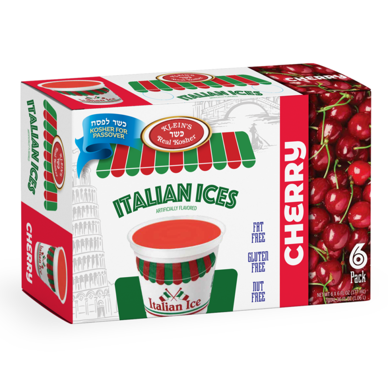 Passover Cherry Italian Ices - Kosher Ice Cream
