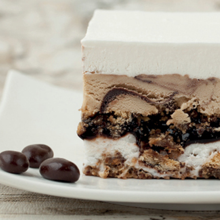 Layered Ice Cream 'n' Crunch Recipe - Kosher Ice Cream