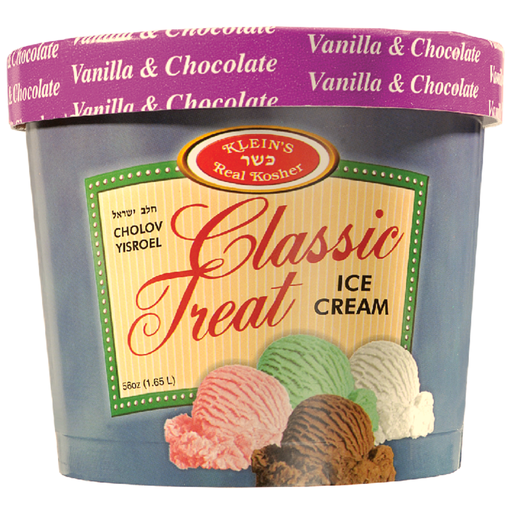 Dixie Cup Vanilla-Chocolate - Kosher Ice Cream