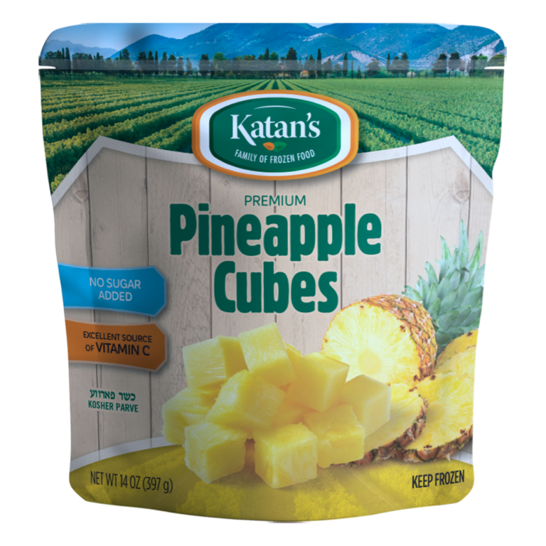 Pineapple Cubes - Kosher Ice Cream