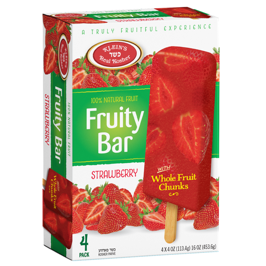 Fruity Bar Strawberry - Kosher Ice Cream
